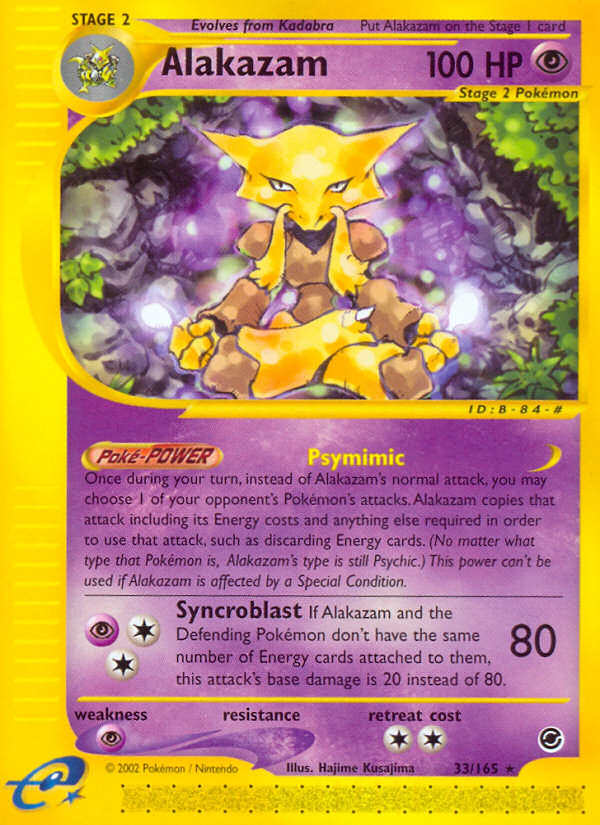 Alakazam #33 - Expedition Base Set | Price Guide & Historical Value ...