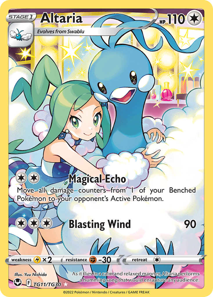 Altaria #TG11 - Silver Tempest Trainer Gallery | Price Guide ...