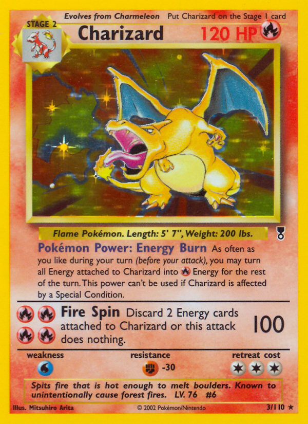Charizard #3 - Legendary Collection | Price Guide & Historical Value ...