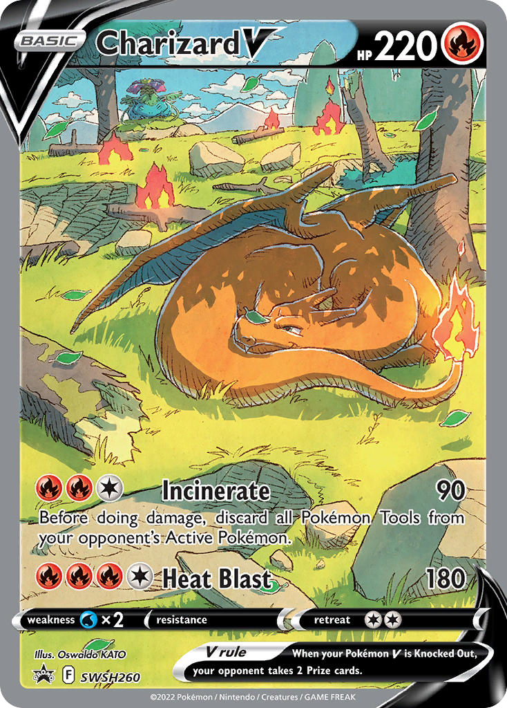 Charizard V #SWSH260 - SWSH Black Star Promos | Price Guide ...