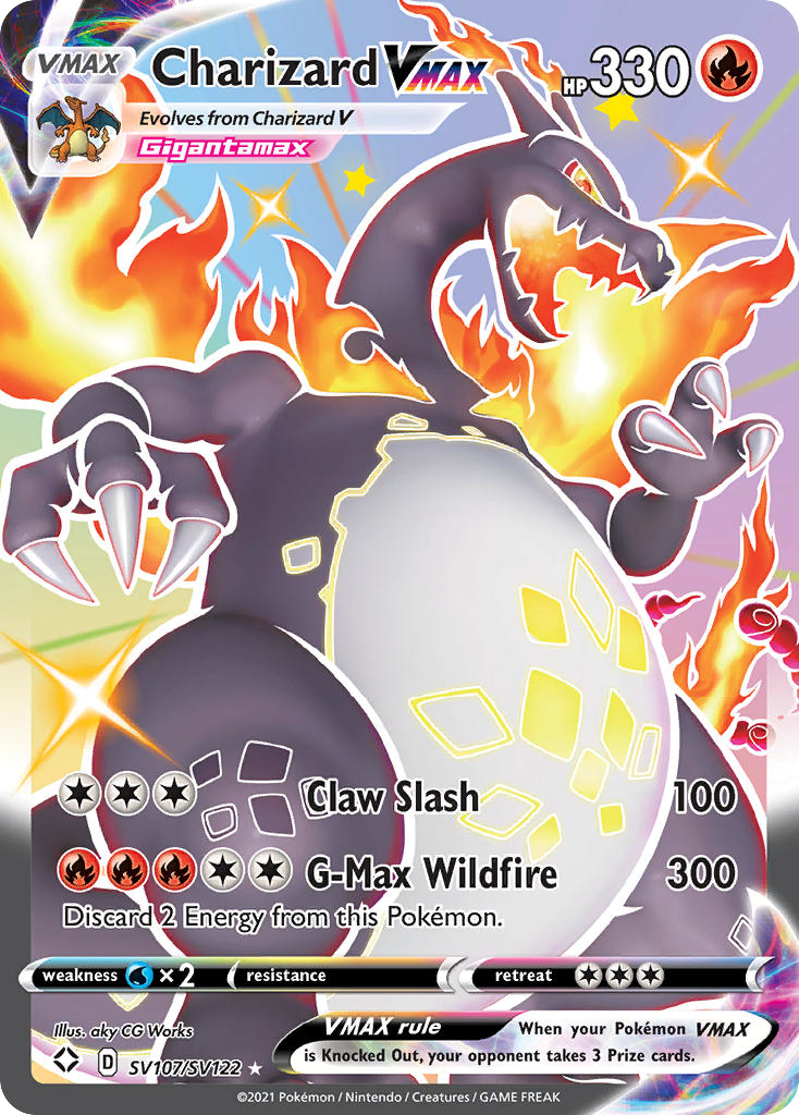 Charizard VMAX #SV107 - Shining Fates Shiny Vault | Price Guide ...