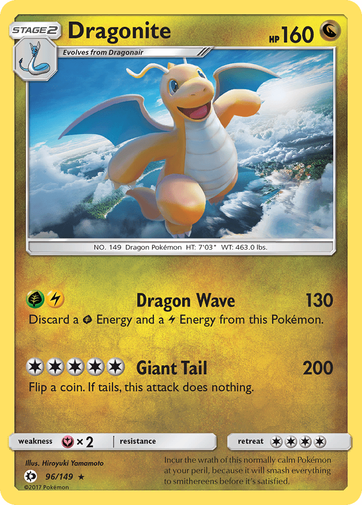 Dragonite #96 - Sun & Moon | Price Guide & Historical Value (Ungraded ...