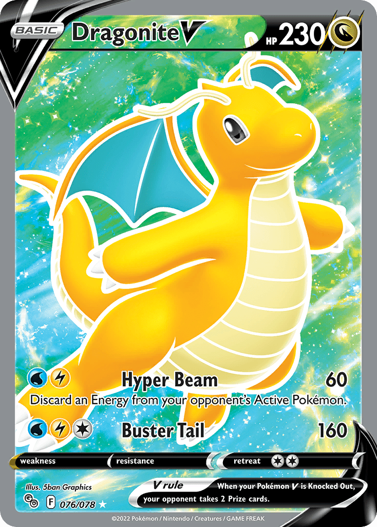 Dragonite V #76 - Pokémon GO | Price Guide & Historical Value (Ungraded ...