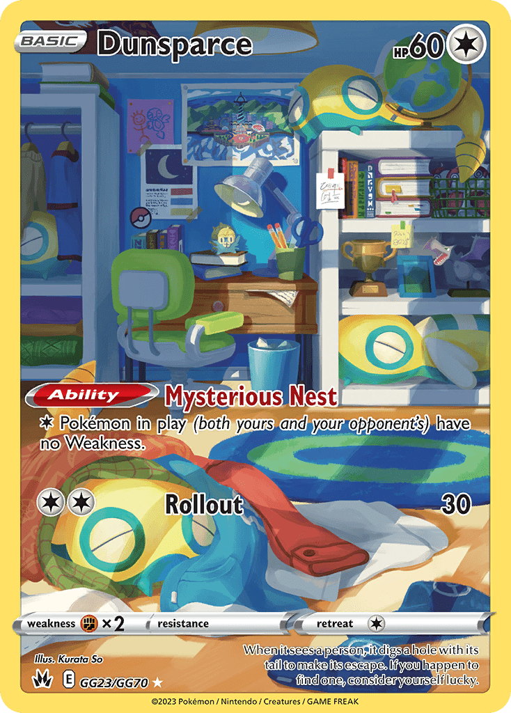 Dunsparce #GG23 - Crown Zenith Galarian Gallery | Price Guide ...
