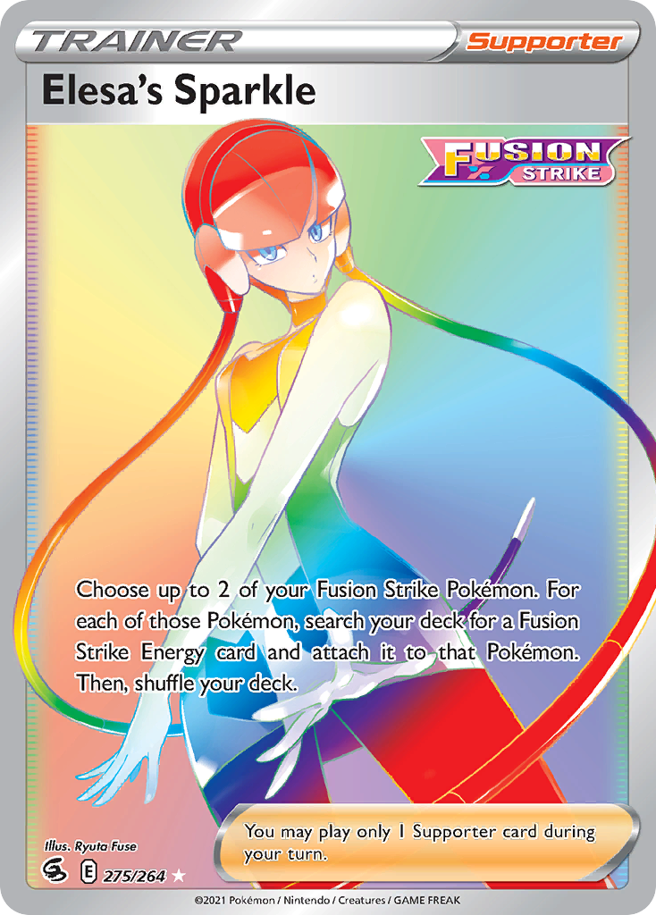 Elesa's Sparkle #275 - Fusion Strike | Price Guide & Historical Value ...