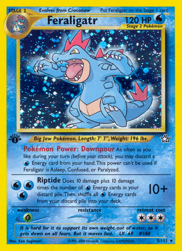 Feraligatr #5 - Neo Genesis | Price Guide & Historical Value (Ungraded ...