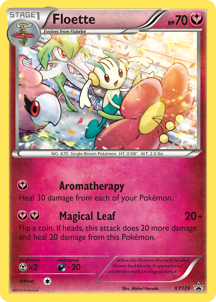 Floette #XY139 - XY Black Star Promos | Price Guide & Historical Value ...