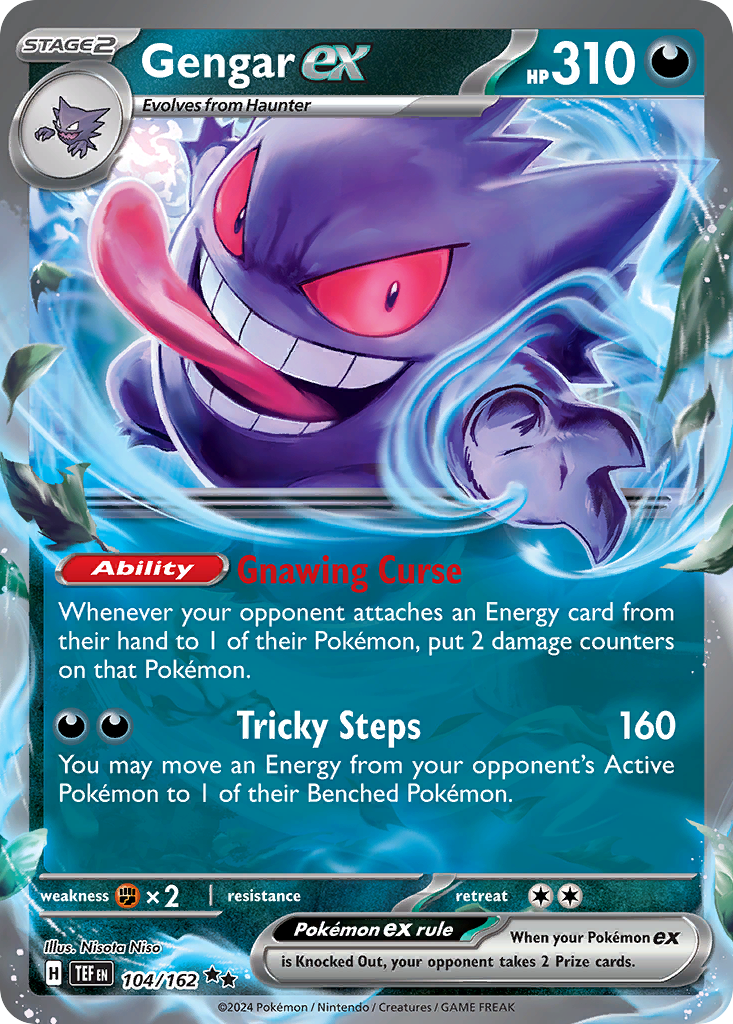 Gengar ex #104 - Temporal Forces | Price Guide & Historical Value ...