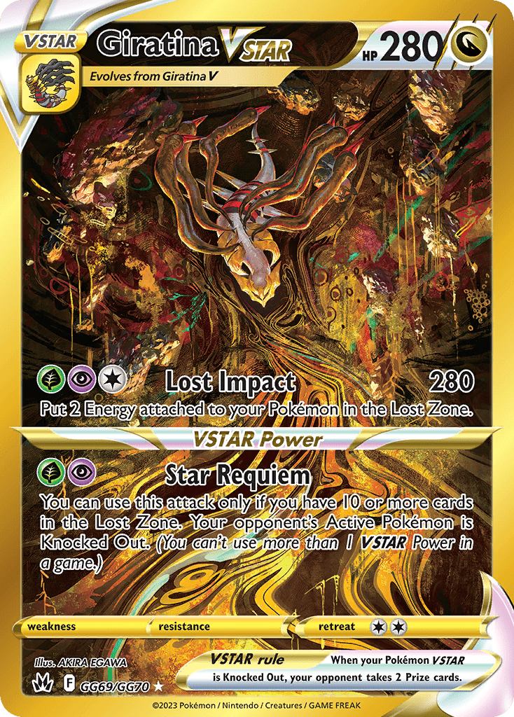 Giratina VSTAR #GG69 - Crown Zenith Galarian Gallery | Price Guide ...