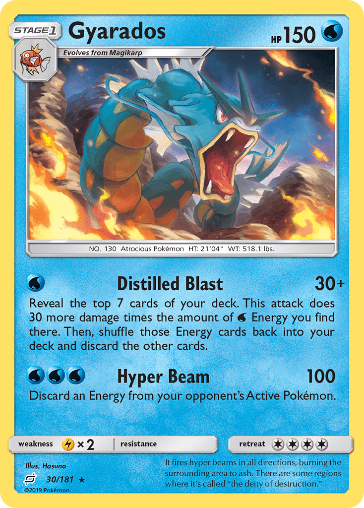 Gyarados #30 - Team Up | Price Guide & Historical Value (Ungraded ...