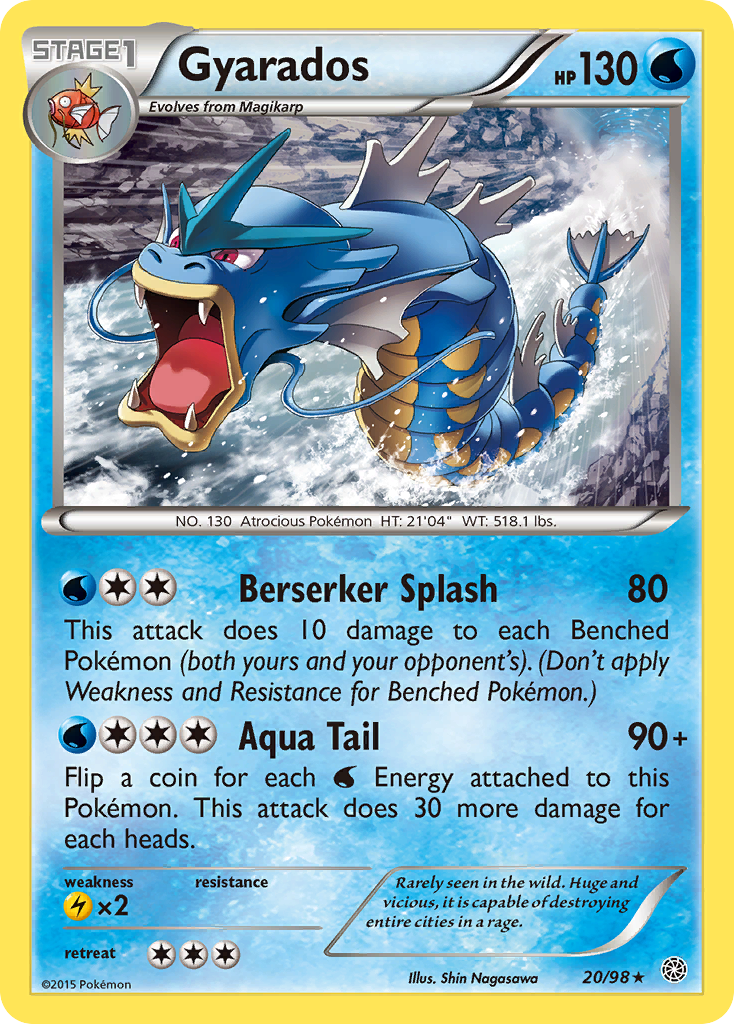 Gyarados #20 - Ancient Origins | Price Guide & Historical Value ...