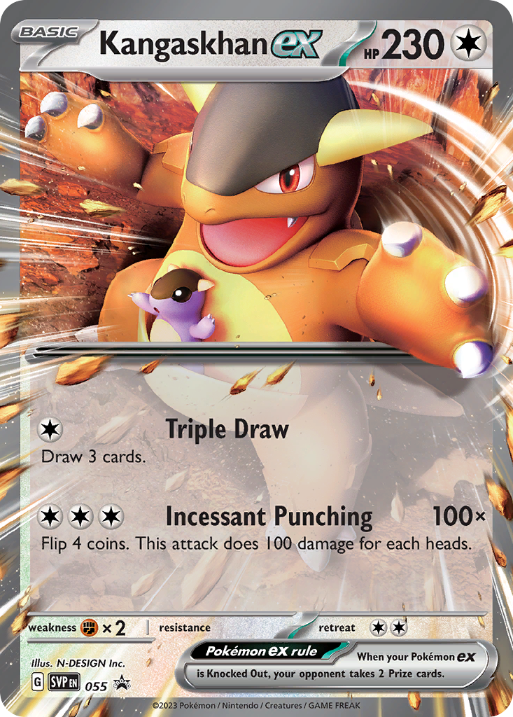 Kangaskhan ex #55 - Scarlet & Violet Black Star Promos | Price Guide ...