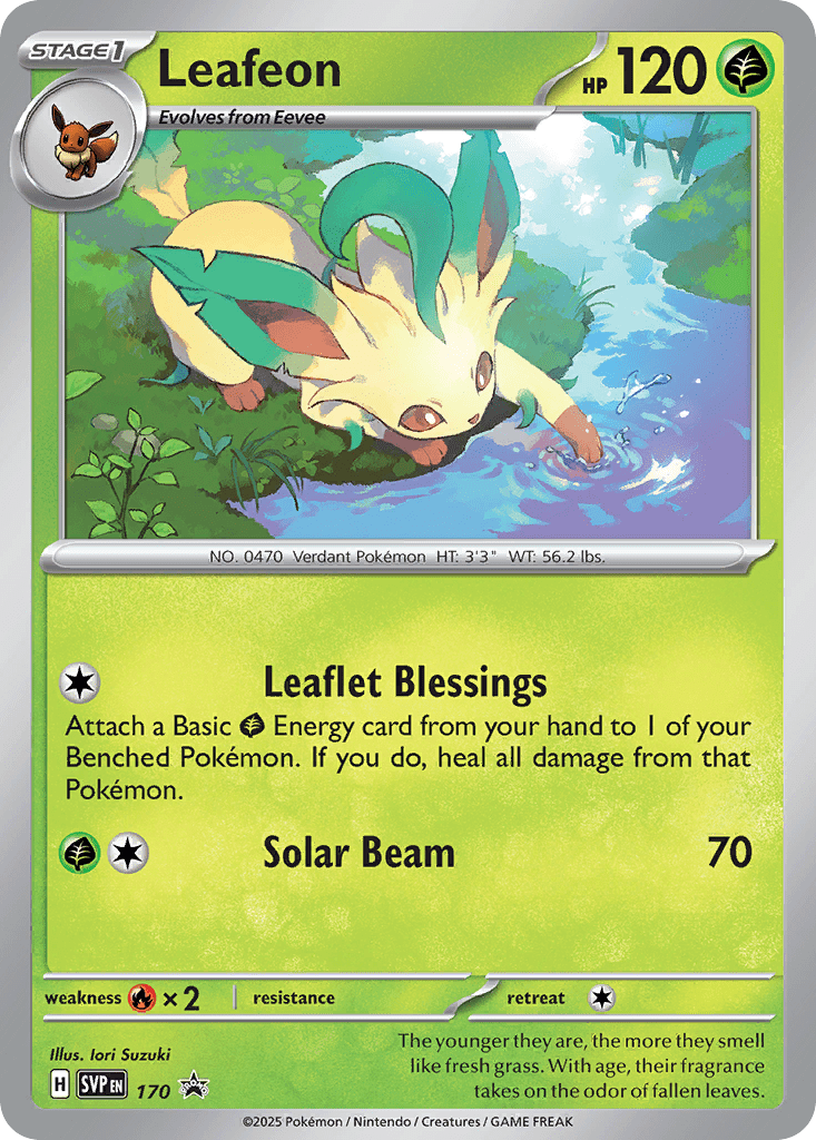 Leafeon #170 - Scarlet & Violet Black Star Promos | Price Guide ...