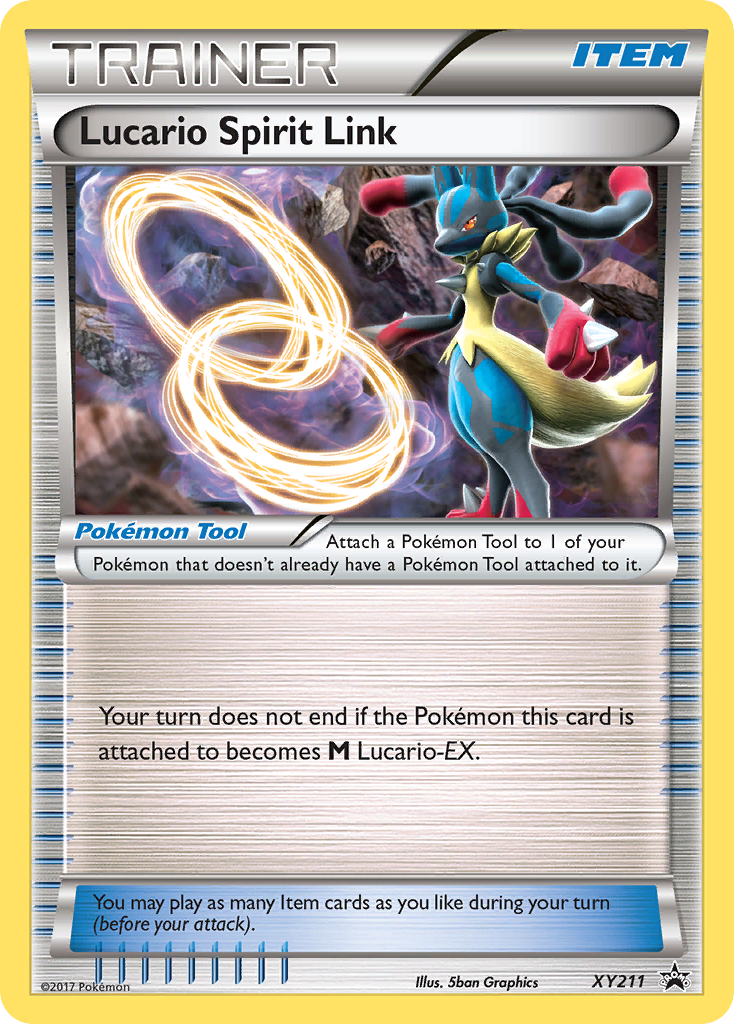 Lucario Spirit Link #XY211 - XY Black Star Promos | Price Guide ...