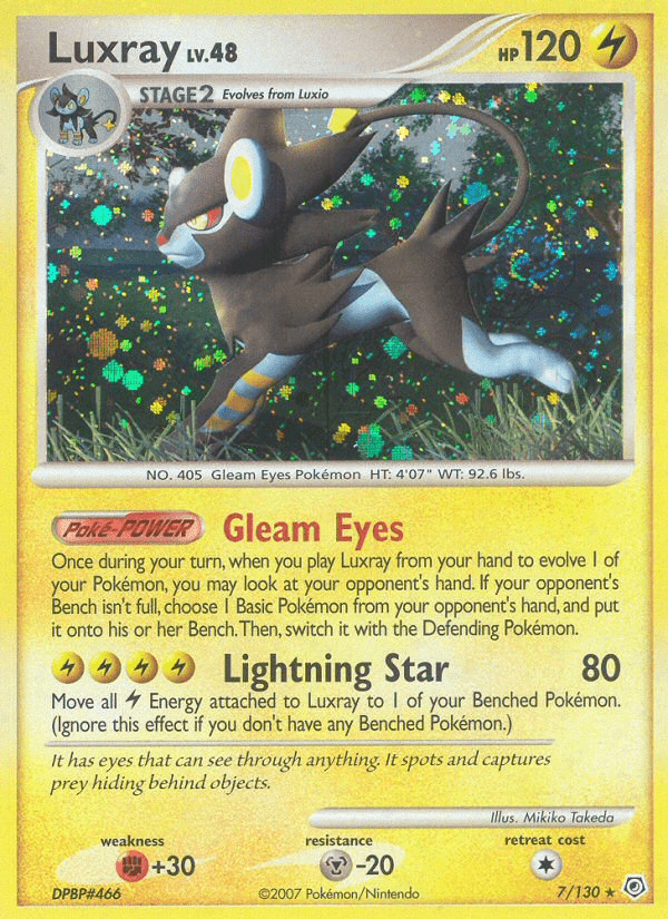 Luxray #7 - Diamond & Pearl | Price Guide & Historical Value (Ungraded ...