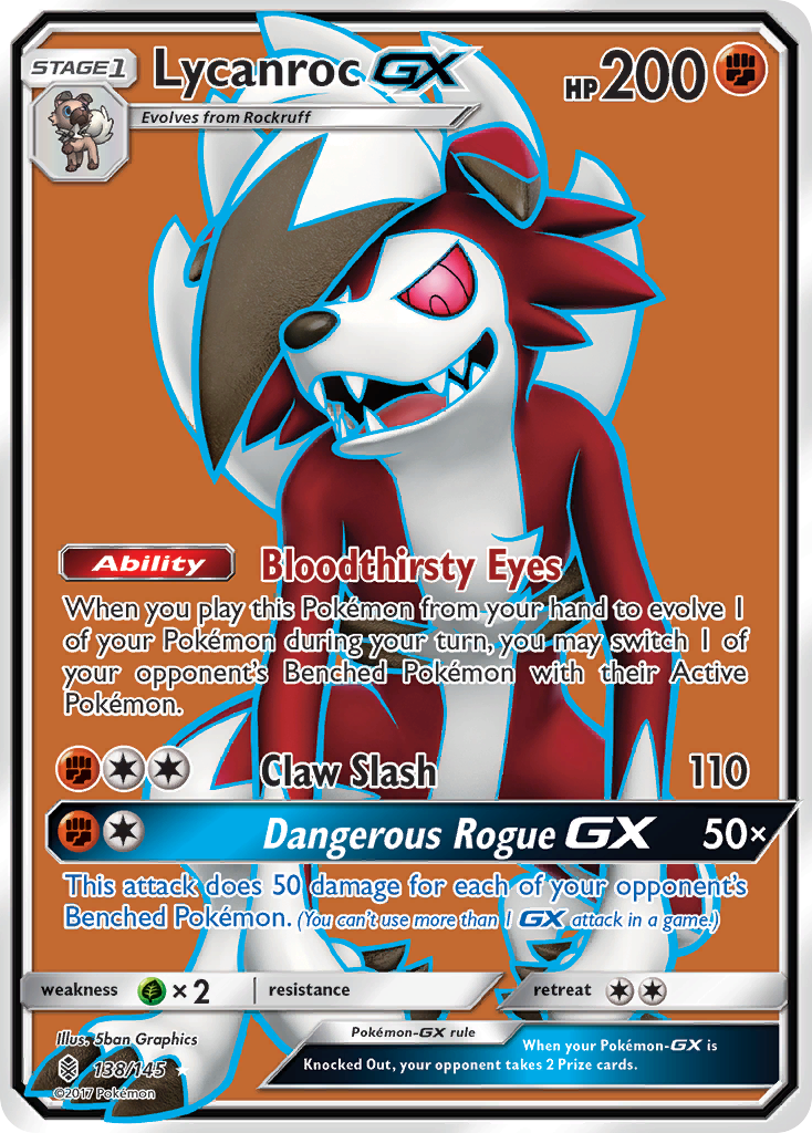 Lycanroc-GX #138 - Guardians Rising | Price Guide & Historical Value ...