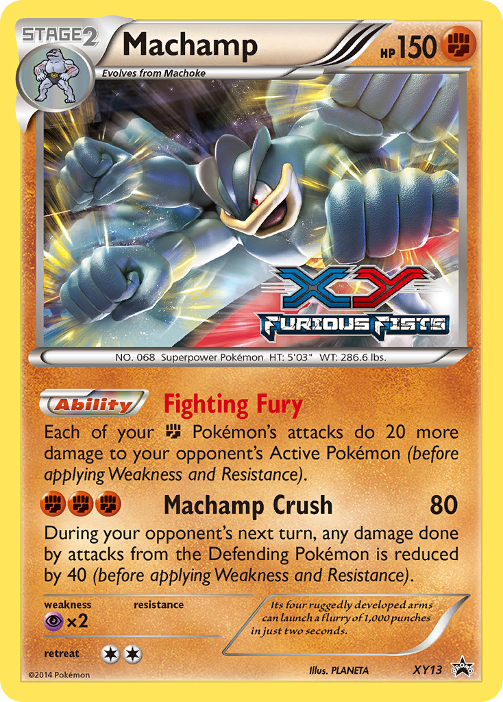 Machamp #XY13 - XY Black Star Promos | Price Guide & Historical Value ...