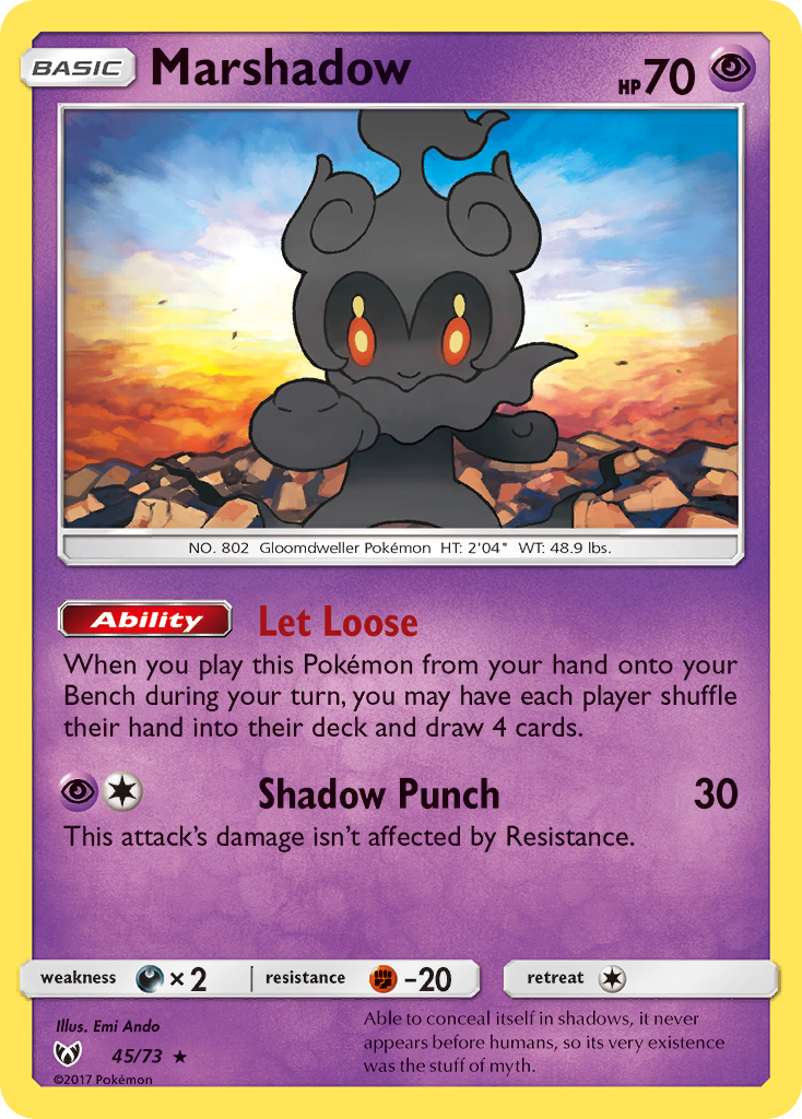 Marshadow #45 - Shining Legends | Price Guide & Historical Value ...