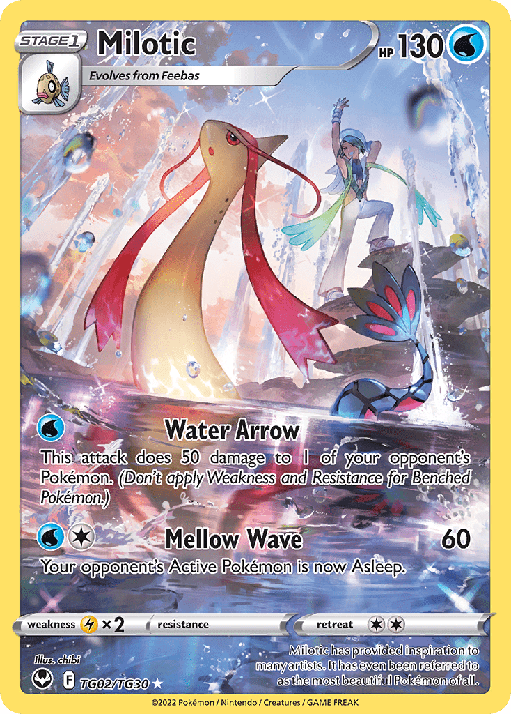 Milotic #TG02 - Silver Tempest Trainer Gallery | Price Guide ...