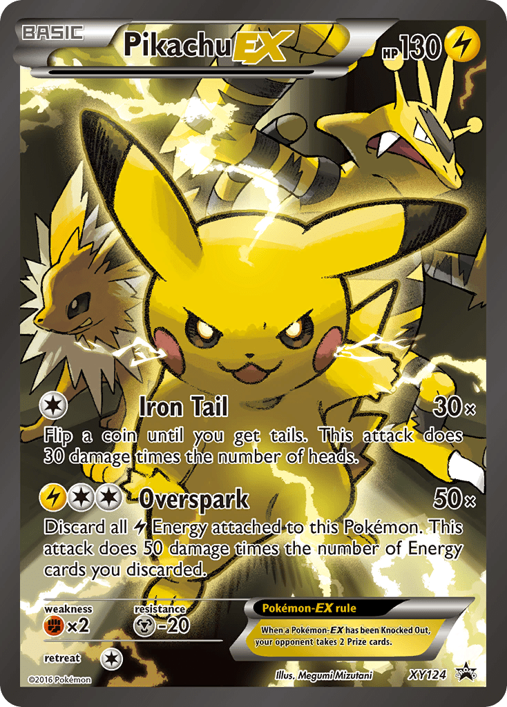Pikachu-EX #XY124 - XY Black Star Promos | Price Guide & Historical ...
