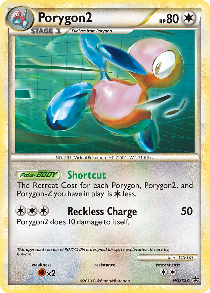 Porygon2 #HGSS23 - HGSS Black Star Promos | Price Guide & Historical ...