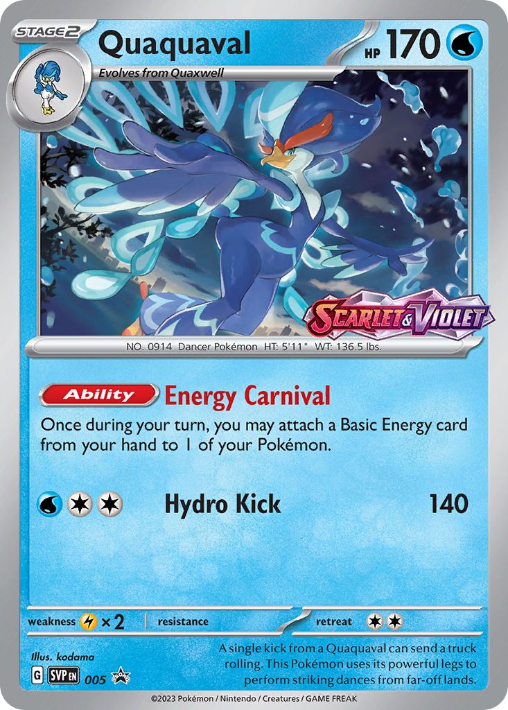 Quaquaval #5 - Scarlet & Violet Black Star Promos | Price Guide ...