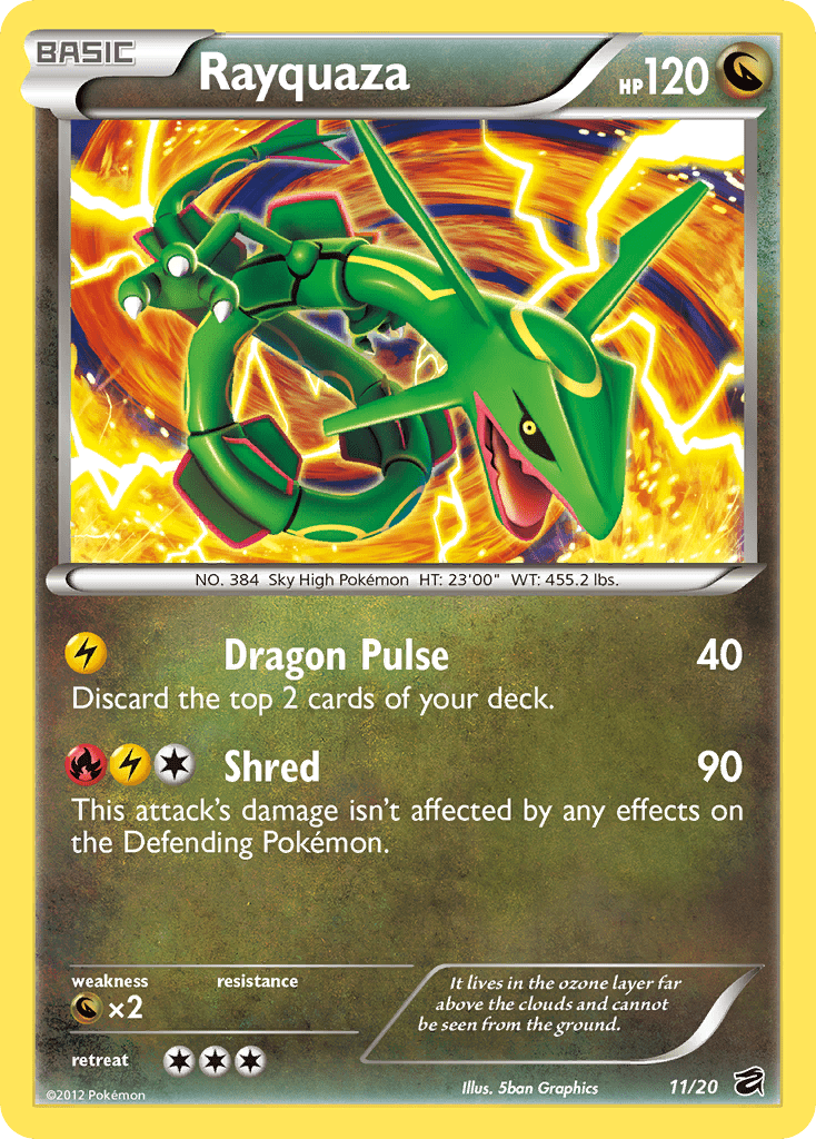 Rayquaza #11 - Dragon Vault | Price Guide & Historical Value (Ungraded ...