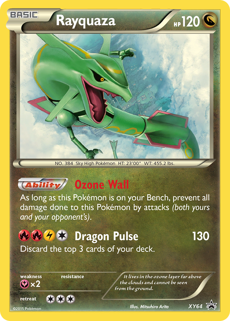 Rayquaza #XY64 - XY Black Star Promos | Price Guide & Historical Value ...