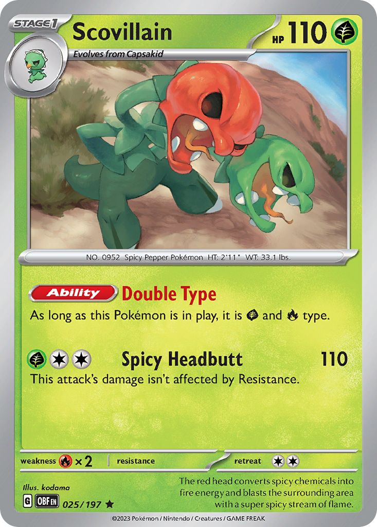 Scovillain #25 - Obsidian Flames | Price Guide & Historical Value ...