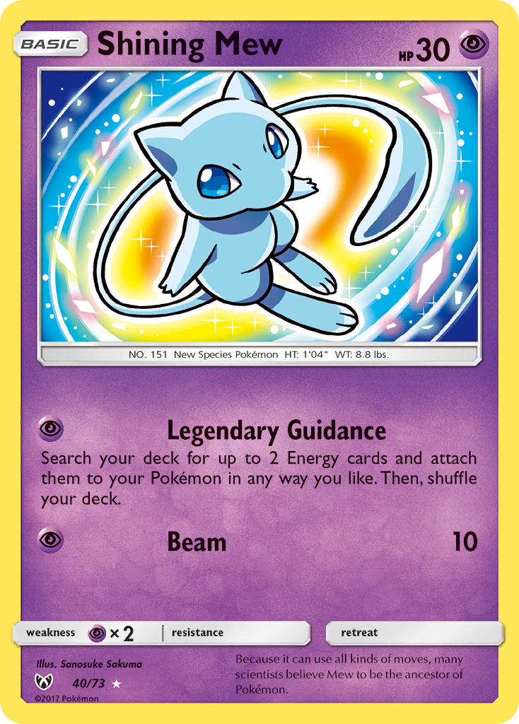Shining Mew #40 - Shining Legends | Price Guide & Historical Value ...