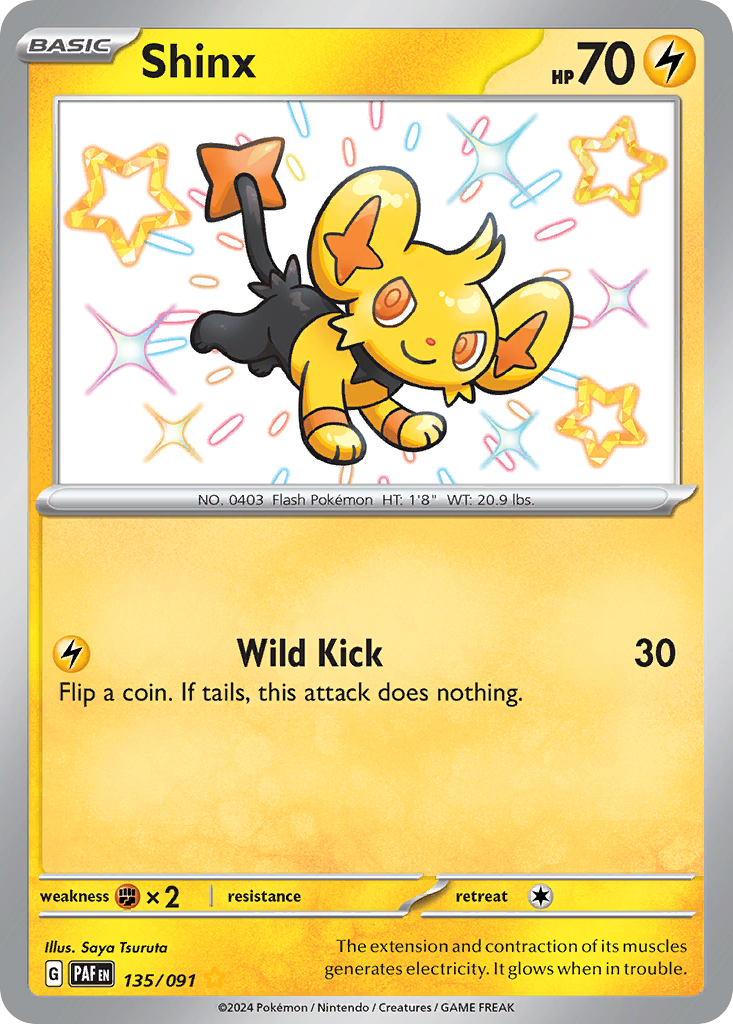 Shinx #135 - Paldean Fates | Price Guide & Historical Value (Ungraded ...