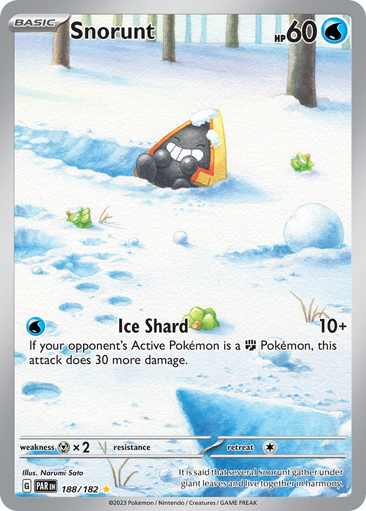 Snorunt #188 - Paradox Rift | Price Guide & Historical Value (Ungraded ...