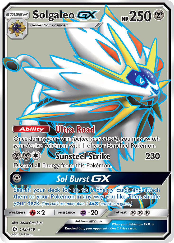 Solgaleo-GX #143 - Sun & Moon | Price Guide & Historical Value ...