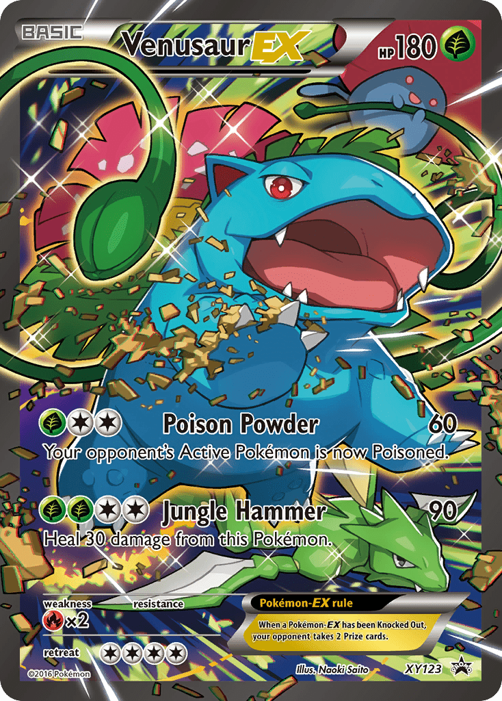 Venusaur-EX #XY123 - XY Black Star Promos | Price Guide & Historical ...