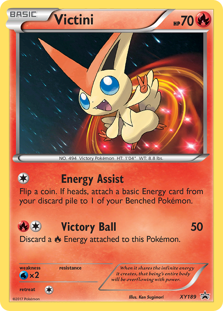 Victini #XY189 - XY Black Star Promos | Price Guide & Historical Value ...