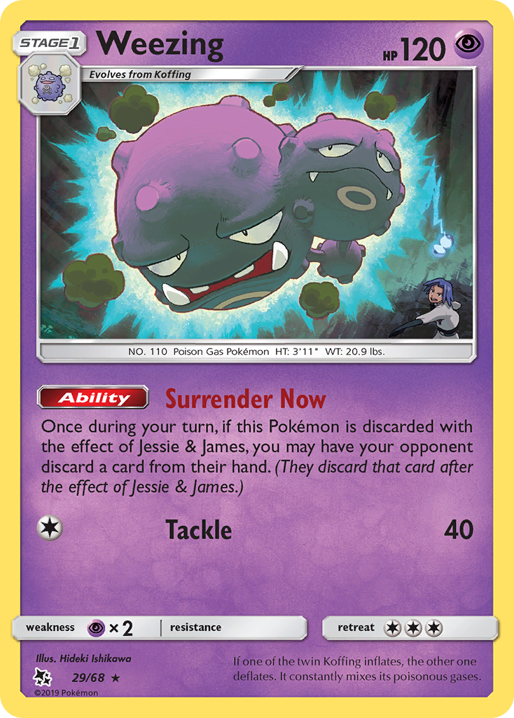 Weezing #29 - Hidden Fates | Price Guide & Historical Value (Ungraded ...