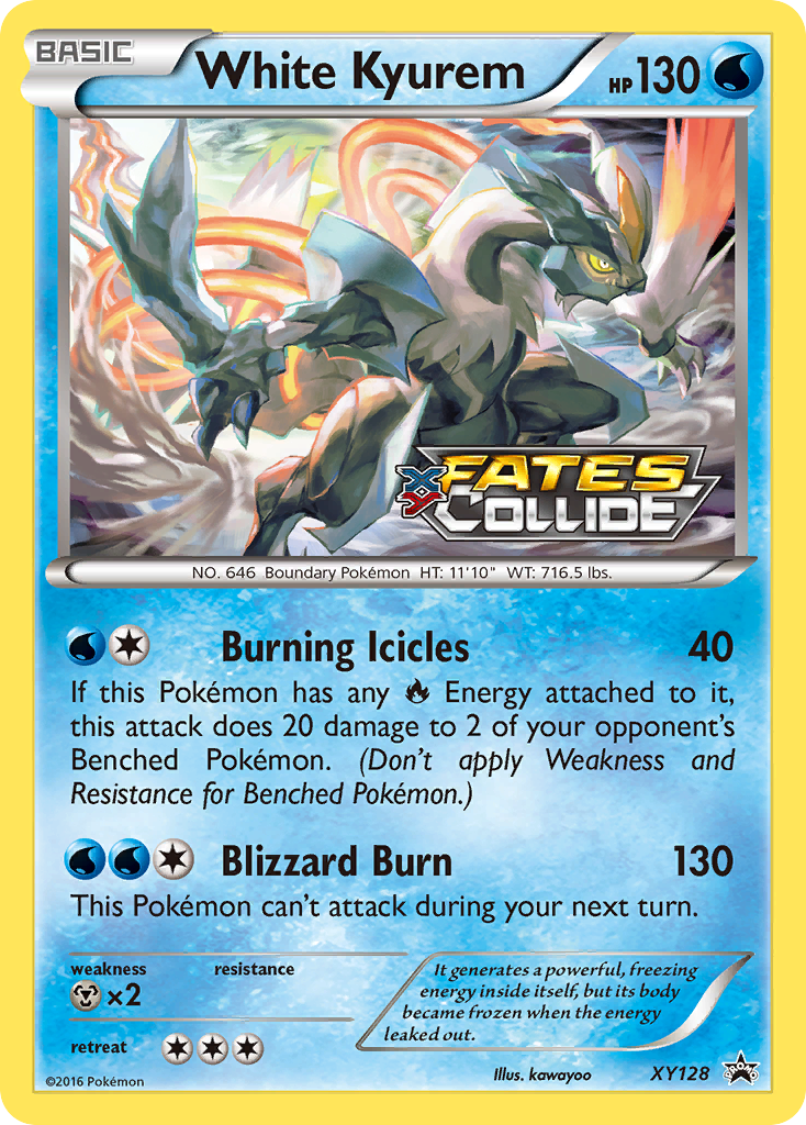 White Kyurem #XY128 - XY Black Star Promos | Price Guide & Historical ...