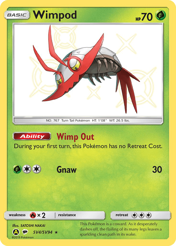 Wimpod #SV4 - Hidden Fates Shiny Vault | Price Guide & Historical Value ...