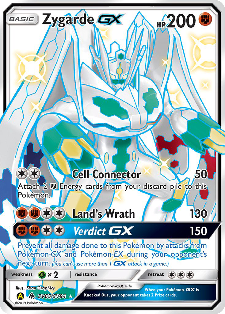 Zygarde-GX #SV65 - Hidden Fates Shiny Vault | Price Guide & Historical ...