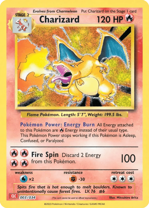 Charizard #3 - Pokémon TCG Classic - Charizard | Price Guide ...