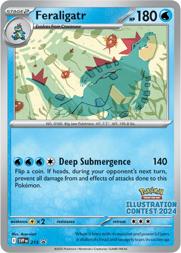 Feraligatr #213 - Scarlet & Violet Black Star Promos | Price Guide ...