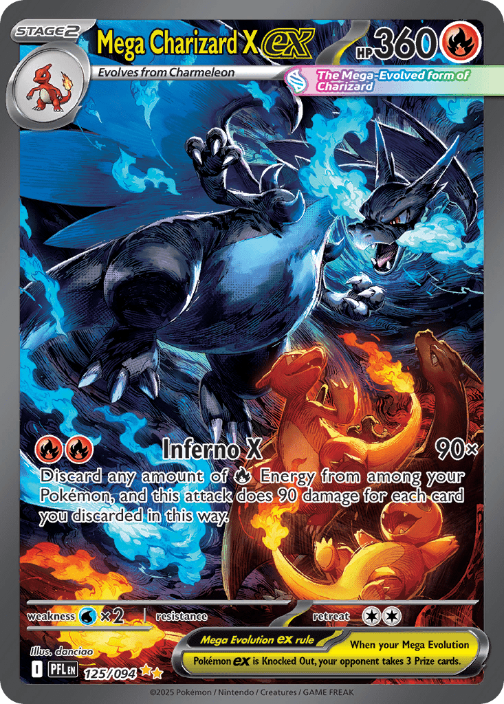 Mega Charizard X ex #125 - Phantasmal Flames | Price Guide & Historical ...